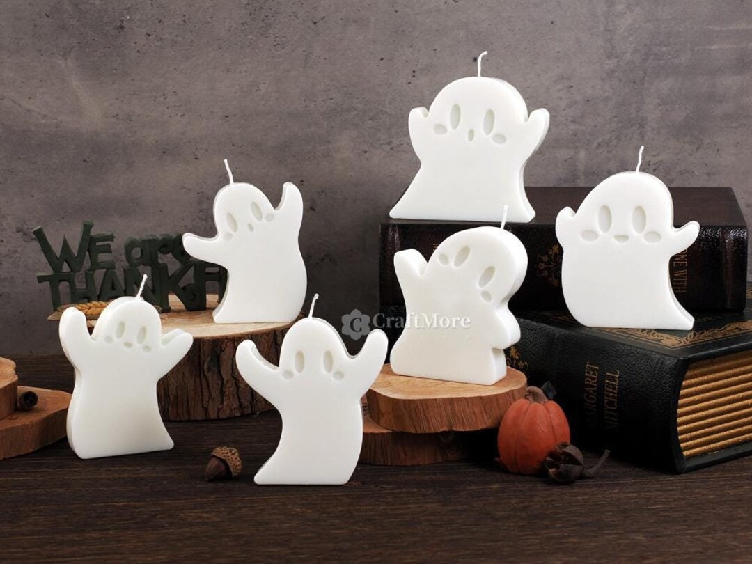 Cute Ghost Candle Silicone Mold-halloween Candle Mold-scented Candle ...