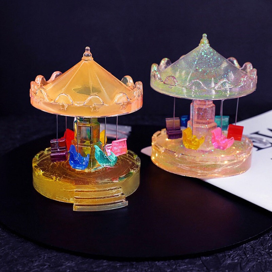1 Set Carousel Silicone Mold,creative Carousel Resin Mold,children's ...