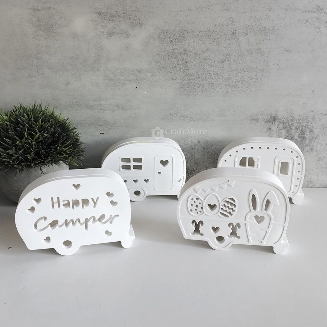 Campervan Silicone Mold-camping Trailer LED Light Box Mold-camping Bus ...