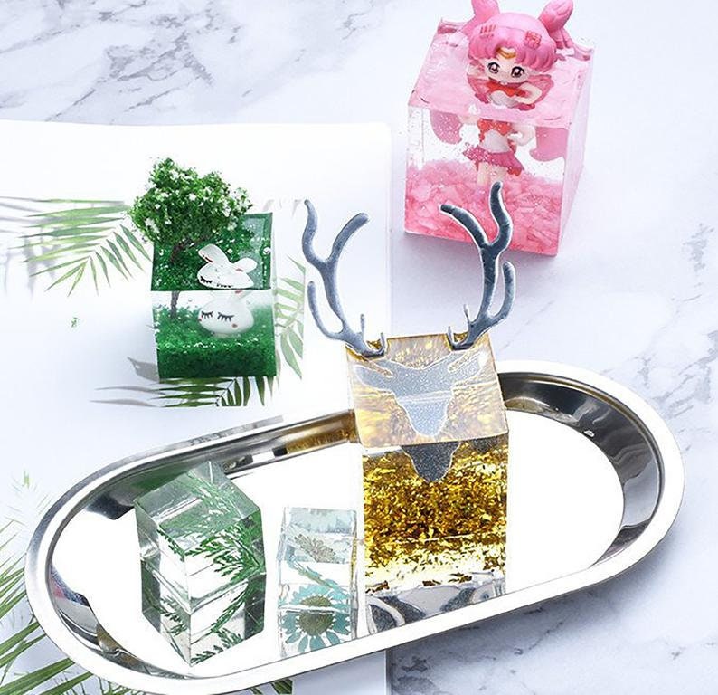 Square Silicone Mold Cube Decoration Mold Handmade Jewelry | Etsy