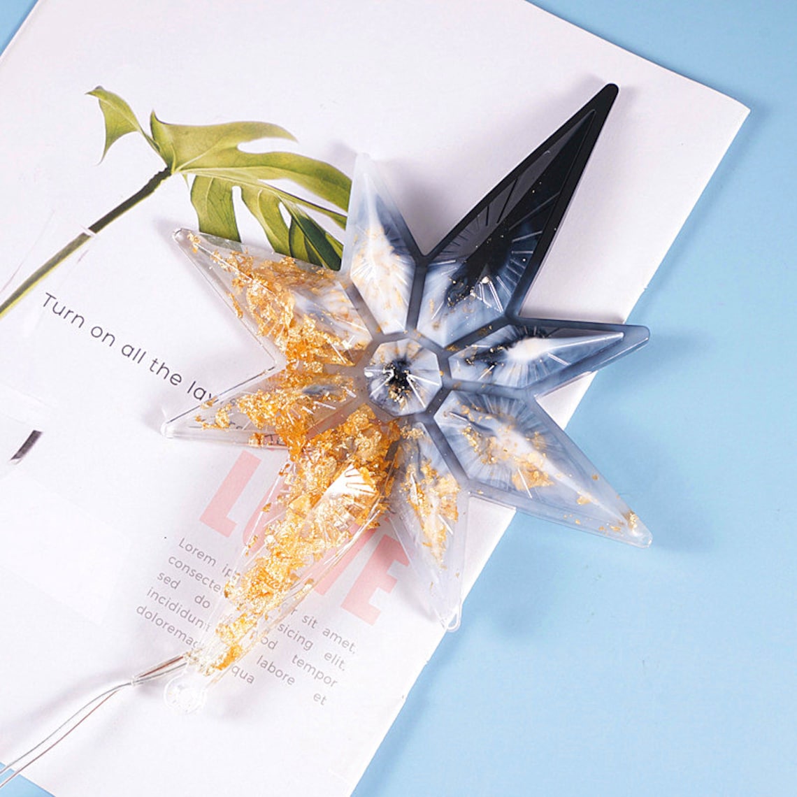 Eight-pointed star silicone mold-Large star resin molds-Epoxy | Etsy