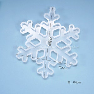 Big Size Snowflake Silicone Mold-snowflake Pendant Resin Molds-diy ...