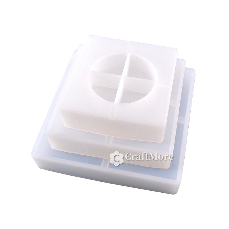 Large Square Ashtray Mold-silicone Ashtray Mold-square Ashtray Resin ...