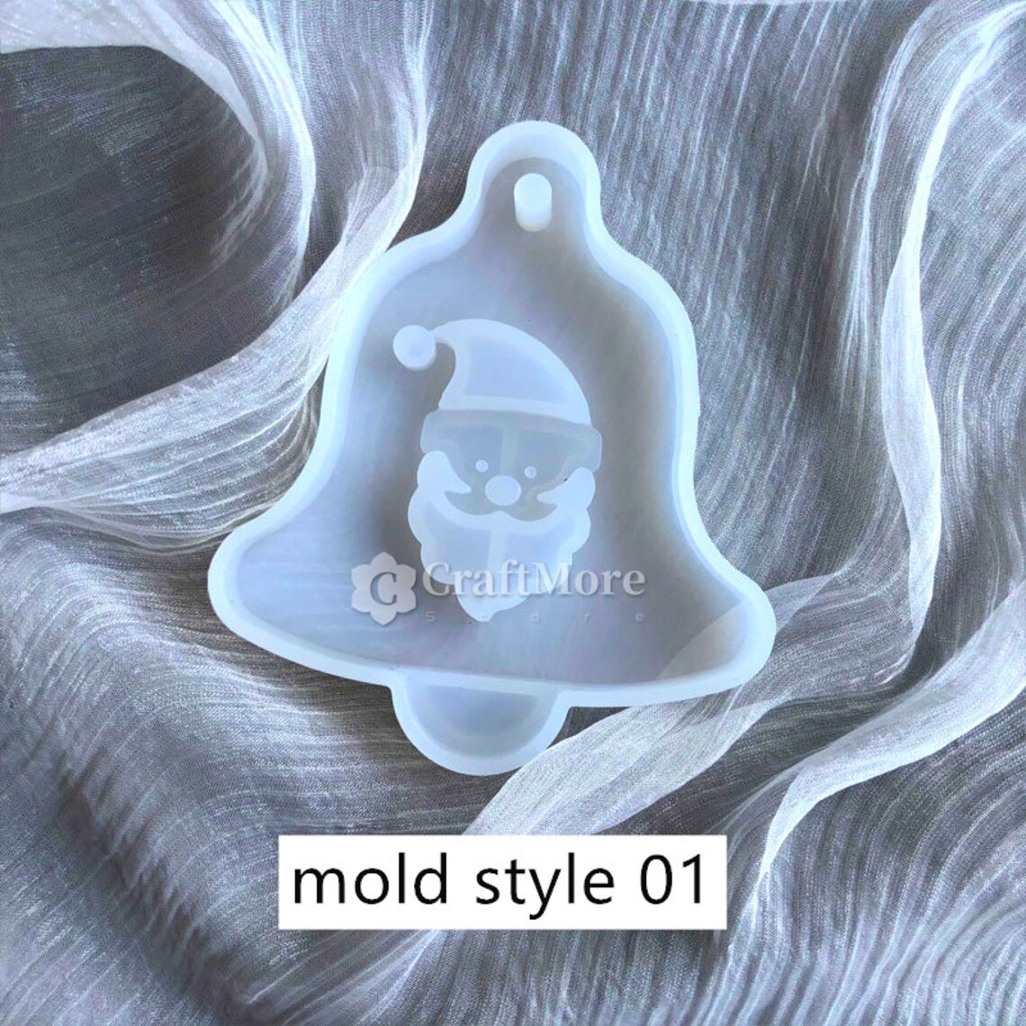 Christmas Bell Pendant Mold-christmas Pendant Silicone Mold-christmas ...