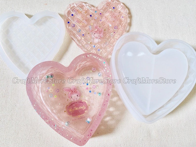 Heart Storage Box Silicone Mold DIY Silicone Mold Resin - Etsy