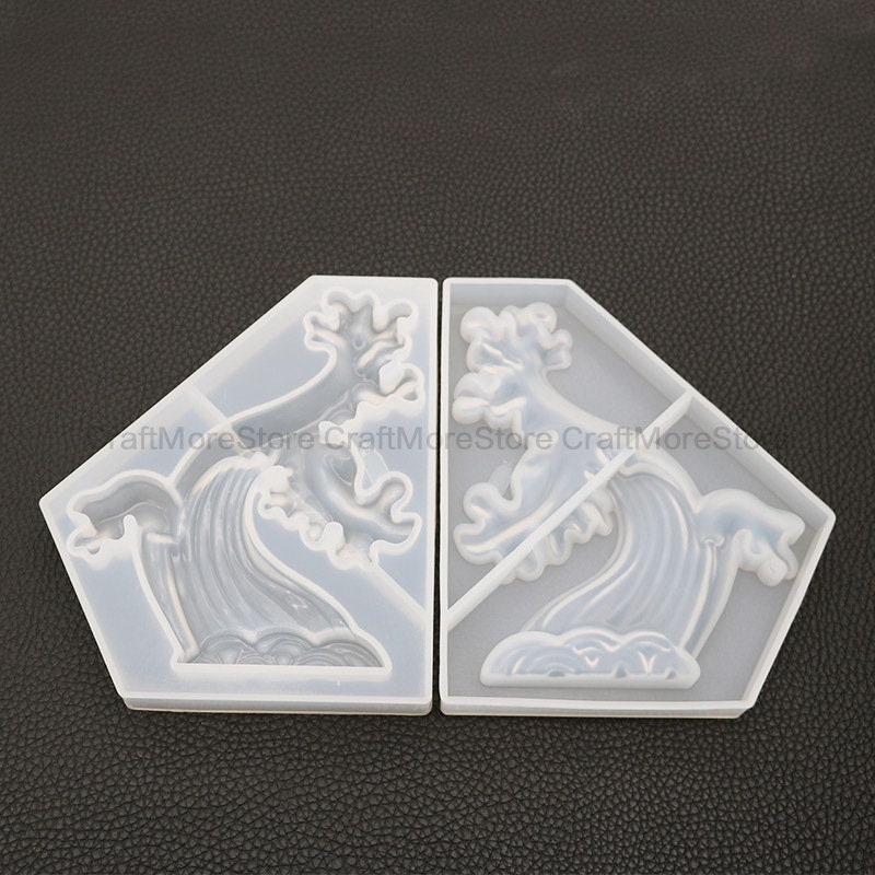 Wave Shape Mould Wave Silicone Mold Resin Molds Bead Mold Home - Etsy