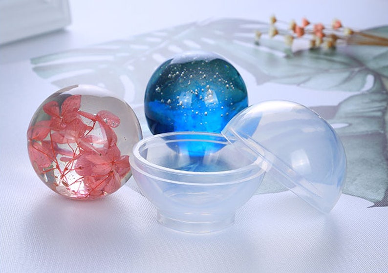 Spherical Silicone Mold, UV Resin Ball Transparent Silicone Mold - Etsy
