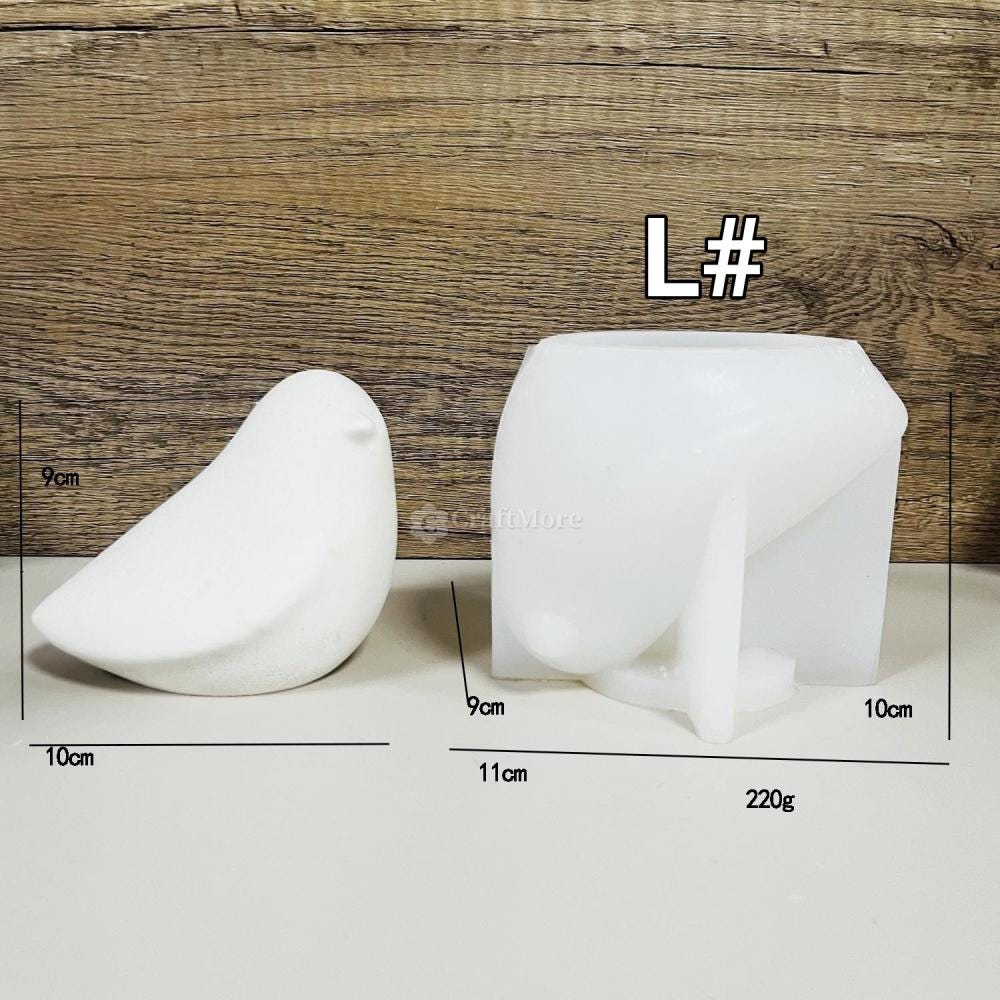 Simple Bird Silicone Mold-fat Bird Candle Mold-scented Candle Mould ...