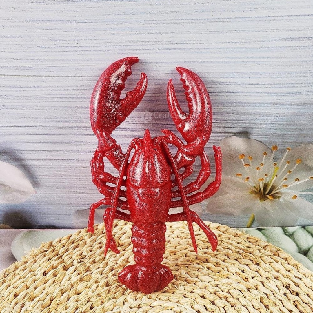 Lobster Silicone Mold-lobster Patch Resin Mold-silicone Lobster Wall ...