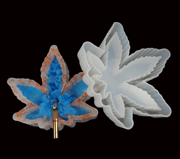 Marijuana Leaf Ashtray Mold-weed Leaf Ashtray Resin Mold-maple - Etsy