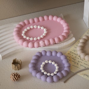 6 Styles Bubble Silicone Tray Molds-bubble Edge Coaster Resin Mold ...