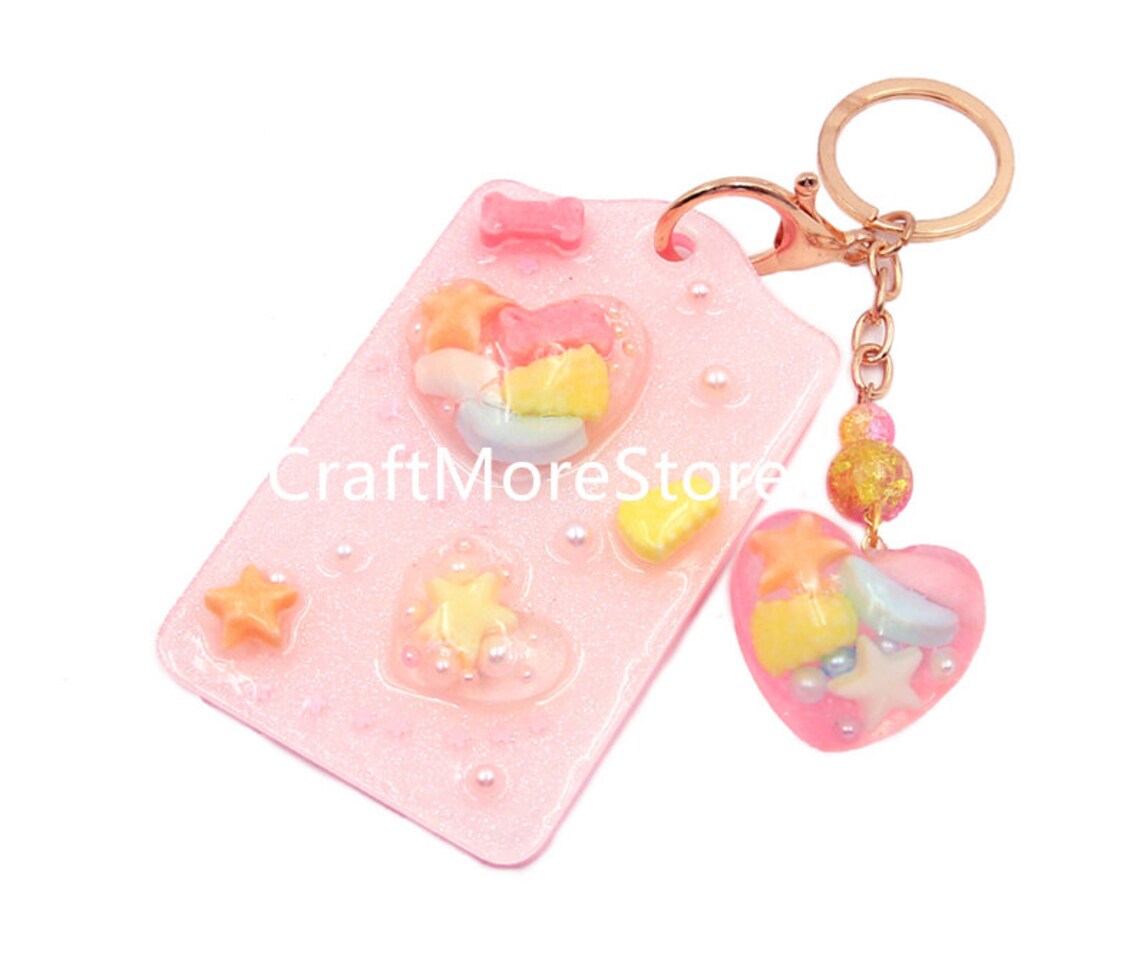 Card Cover Silicone Mold Decoration Resin Mold Keychain - Etsy