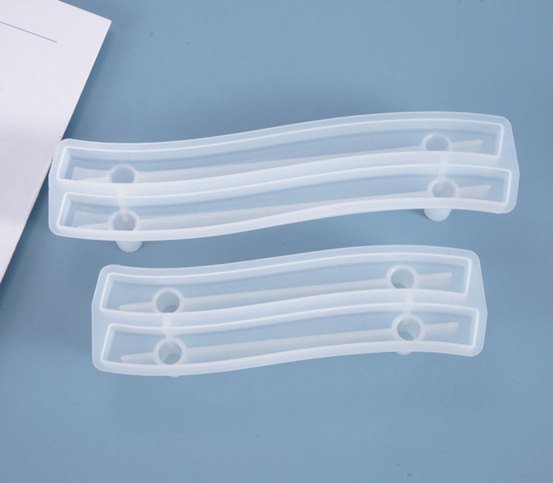 2 Styles Silicone Handle Mold for Resin Fruit Tray | Etsy