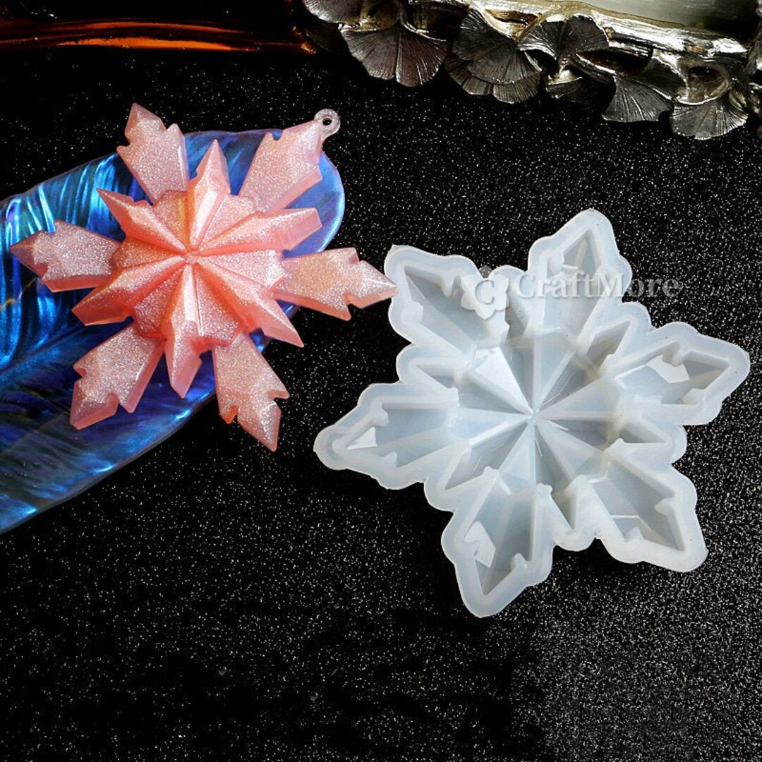 Silicone Snowflake Mold-snowflake Resin Molds-snowflake Pendant ...