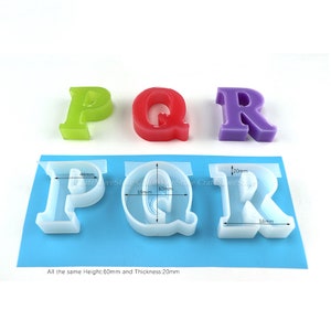 Creative Alphabet Silicone Mold-english Alphabet Resin Molds-lovers ...