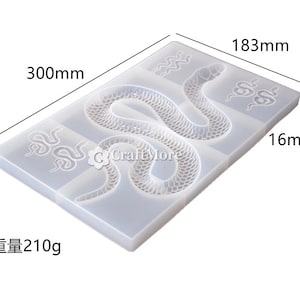 Large Snake Resin Mold-silicone Snake Mold-epoxy Resin Viper Mold-snake ...