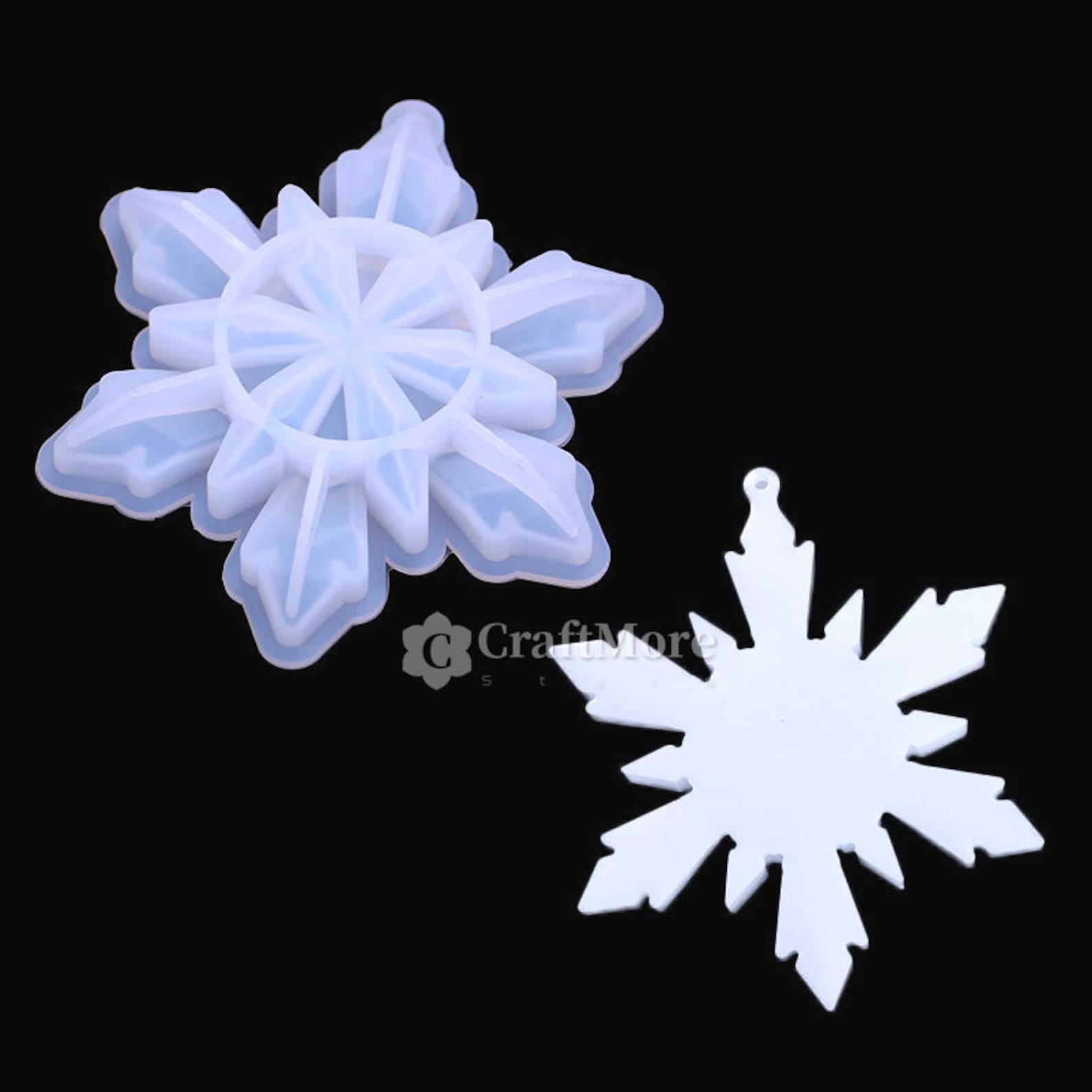Silicone Snowflake Mold-snowflake Resin Molds-snowflake Pendant ...
