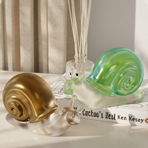 Big Snail Silicone Mold,epoxy Resin Snail Mold,animal Snail Candles ...