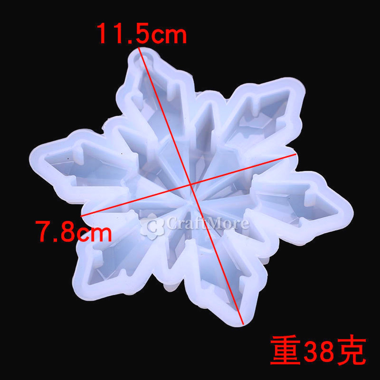 Silicone Snowflake Mold-snowflake Resin Molds-snowflake Pendant ...