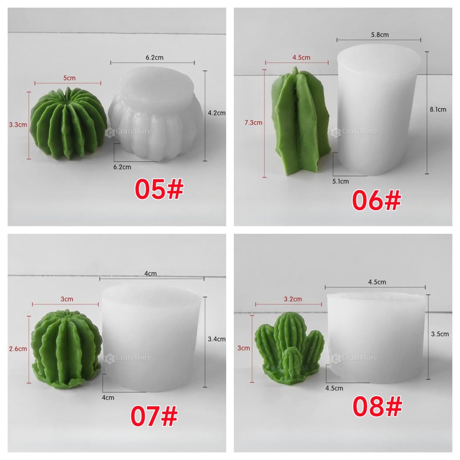 36 Styles Succulent Silicone Molds-succulents Plant Candle Mold-diy ...