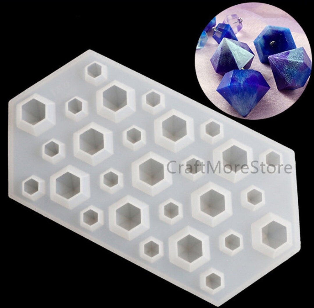 Diamond Molds,teardrop Molds,diamond Pendant Silicone Mold,uv Resin ...