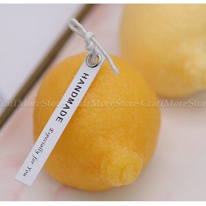 3D Lemon Candle Mold-fruit Silicone Candle Mold-candle Molds for Beewax ...