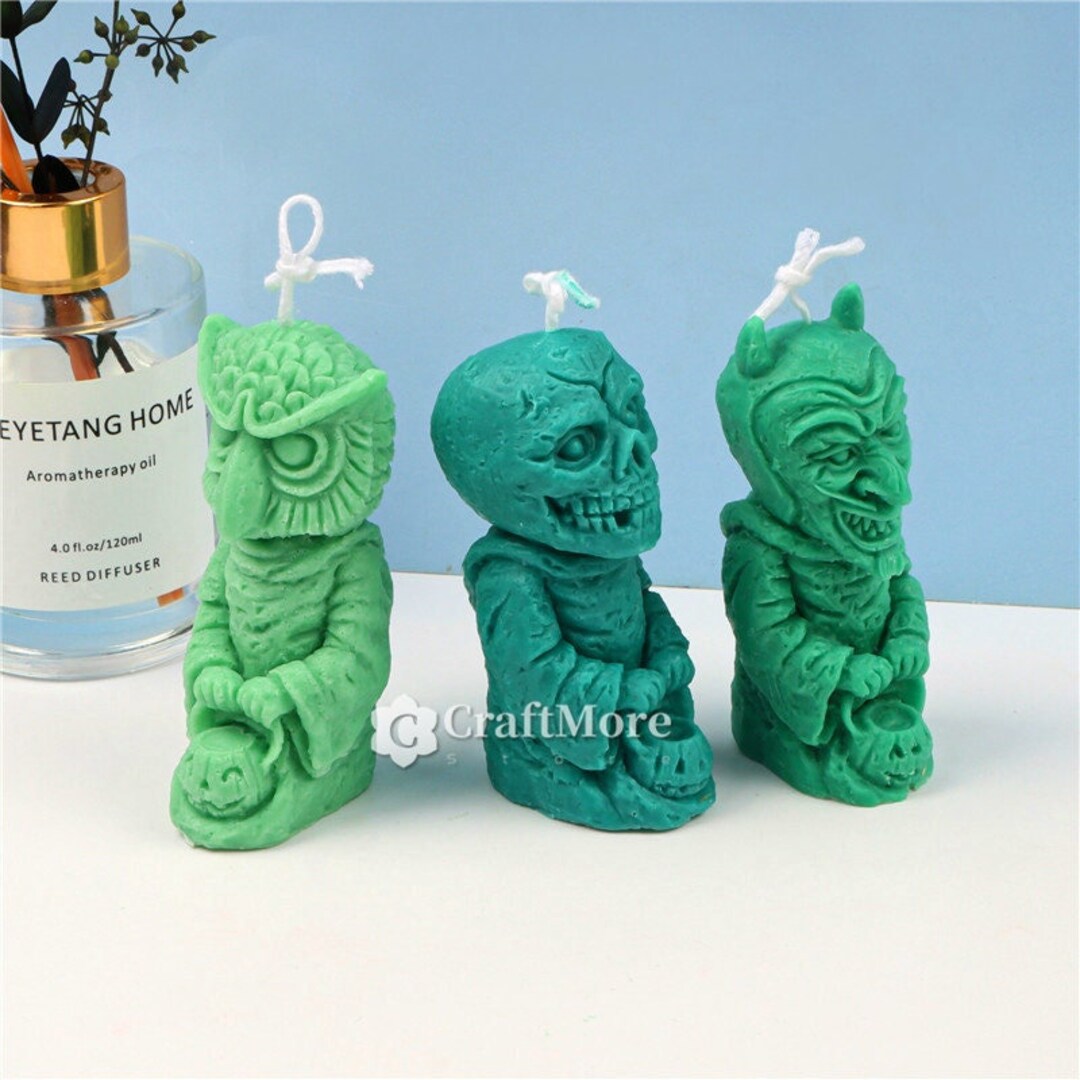 Creative Zombie Candle Mold-silicone Candle Mold-monster Candle Mold ...