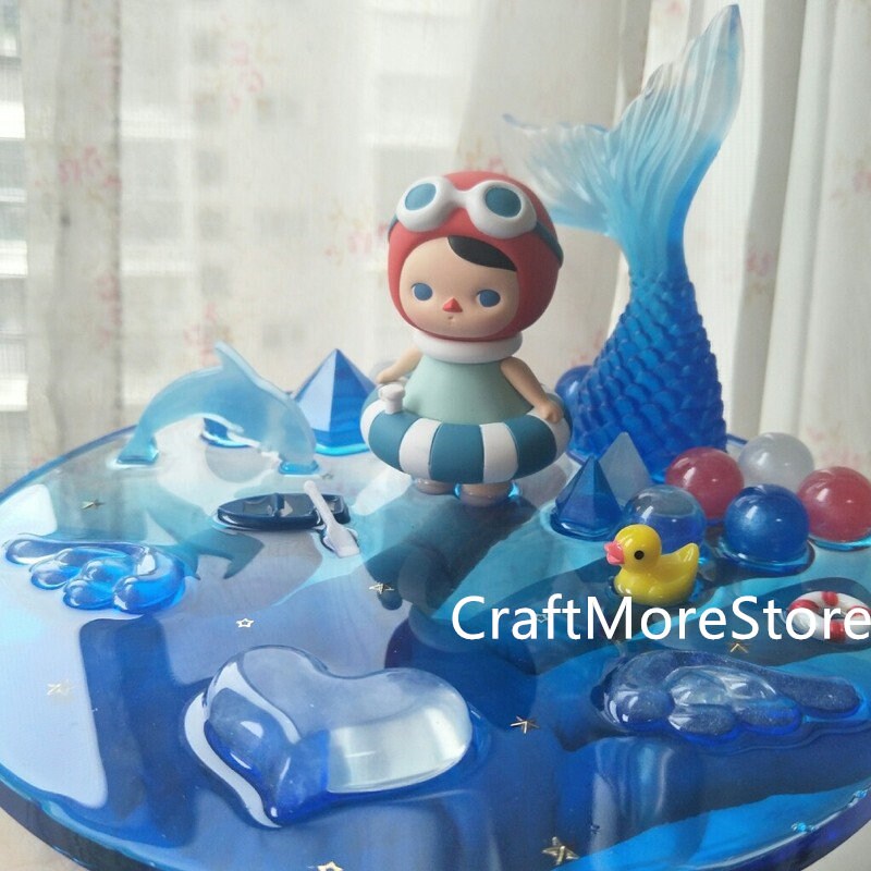 Mermaid Fish Tail Shape Resin Mold, Pendant Silicone Mold, for Home ...