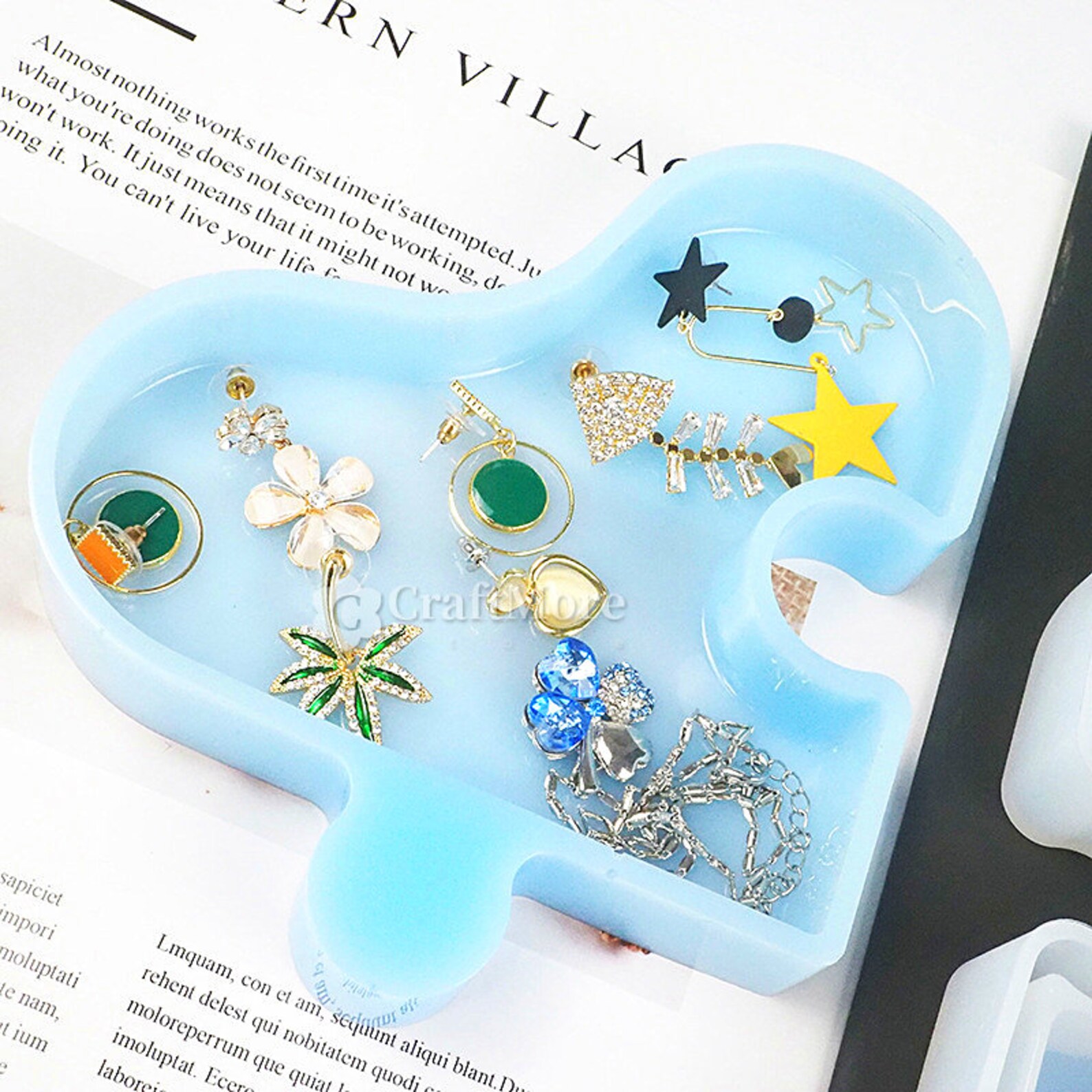 Heart Shaped Silicone Tray Mold-love Heart Storage Box Resin - Etsy