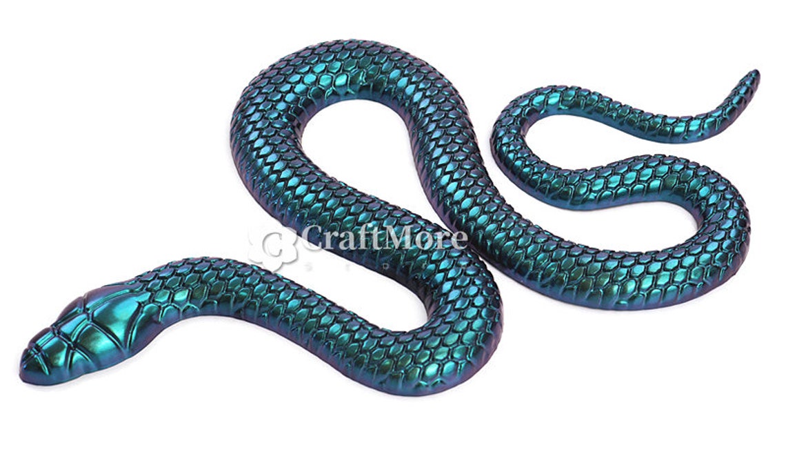 Large Snake Resin Mold-silicone Snake Mold-epoxy Resin Viper - Etsy