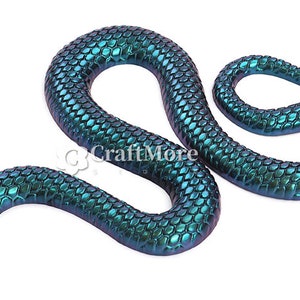 Large Snake Resin Mold-silicone Snake Mold-epoxy Resin Viper Mold-snake ...