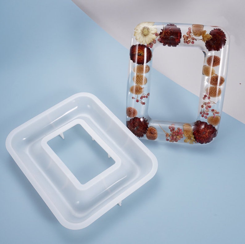 Large Size Photo Frame Silicone Mold- Round Corner Arc Self-made Photo ...