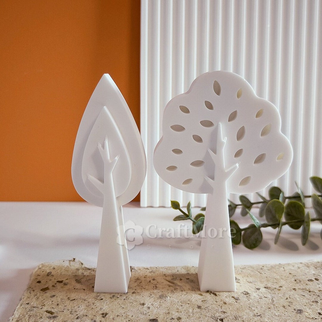 Silicone Tree Mold-simple Trees Candle Mold-car Vent Air Freshener ...