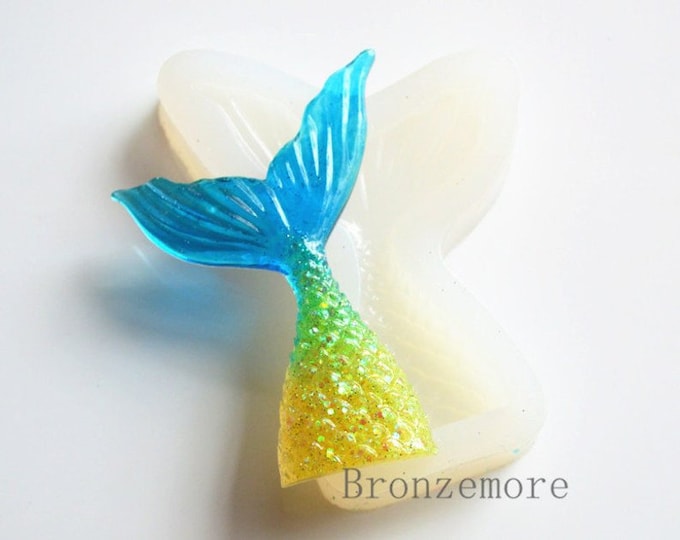 Big Silicone Fish Tail Mold-crystal Mermaid Tail Resin - Etsy