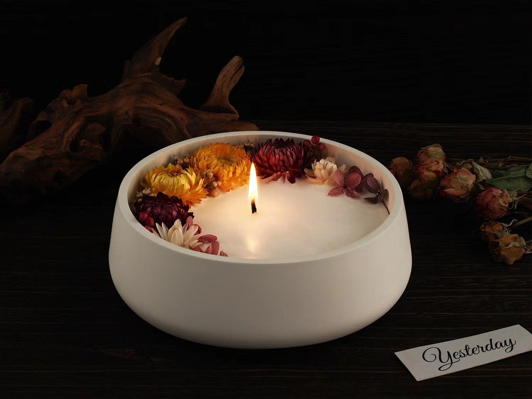 Large Size Candle Bowl Silicone Mold-silicone Candle Vessel Mold-candle ...