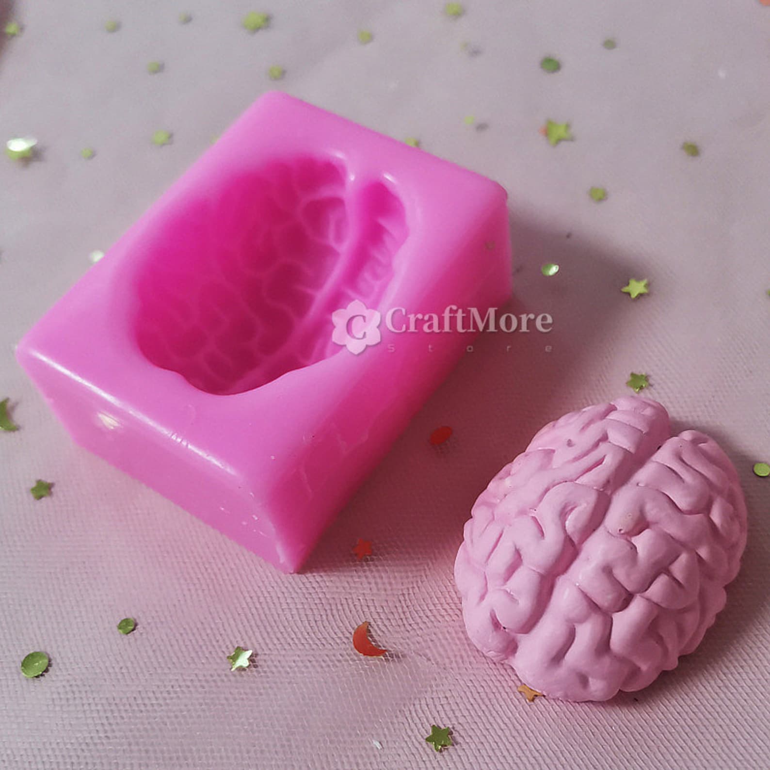 Silicone Brain Mold-creative Brain Resin Molds-brain Candle - Etsy