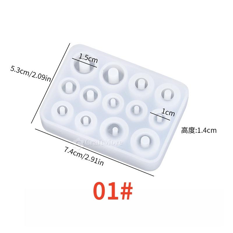 10mm to 18mm Silicone Beads Mold-round/square Beads Resin Mold-bracelet ...