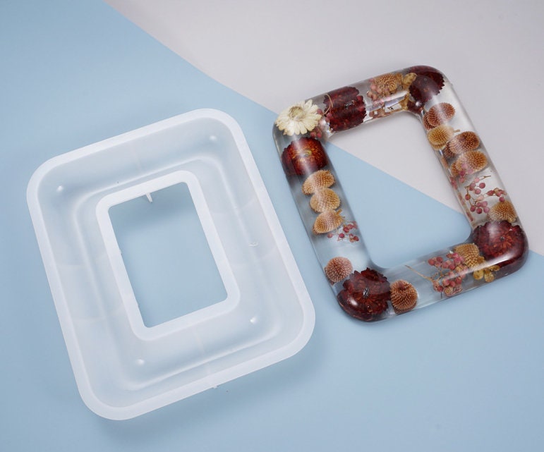 Large Size Photo Frame Silicone Mold Round Corner Arc | Etsy