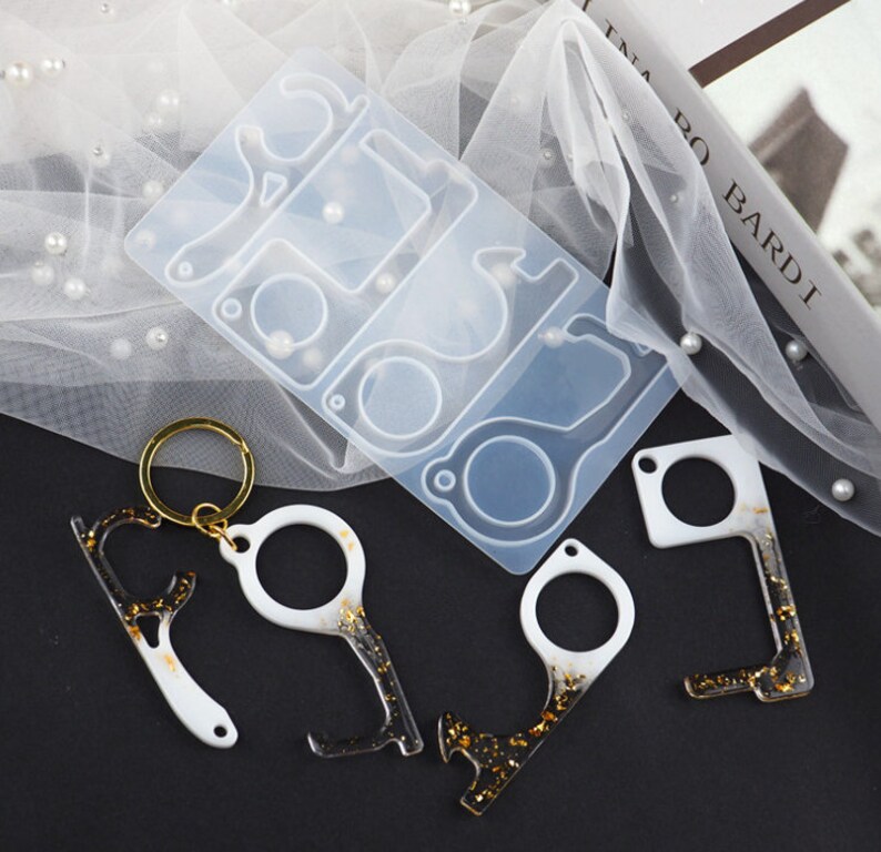 Creative Keychain Pendant Silicone Mold-keychain Resin - Etsy