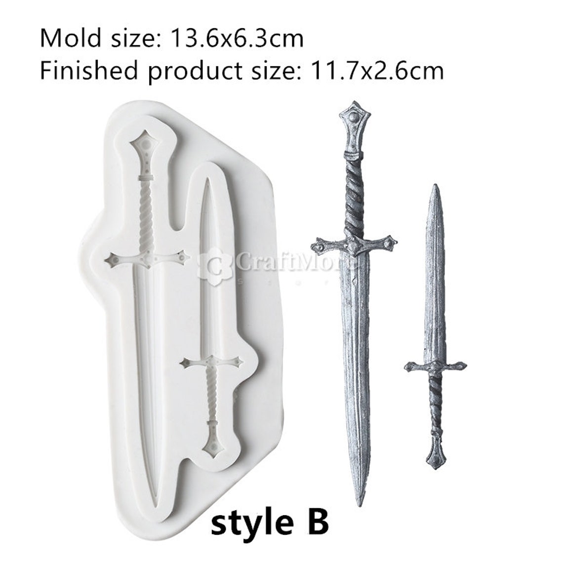 Moldes de resina-Espada silicona molde-Apertura cuchillo - Etsy España