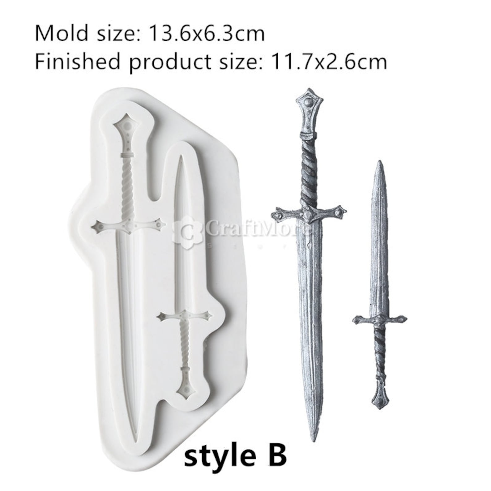 Resin Molds-sword Silicone Mold-opening Knife Resin Mold-epoxy - Etsy