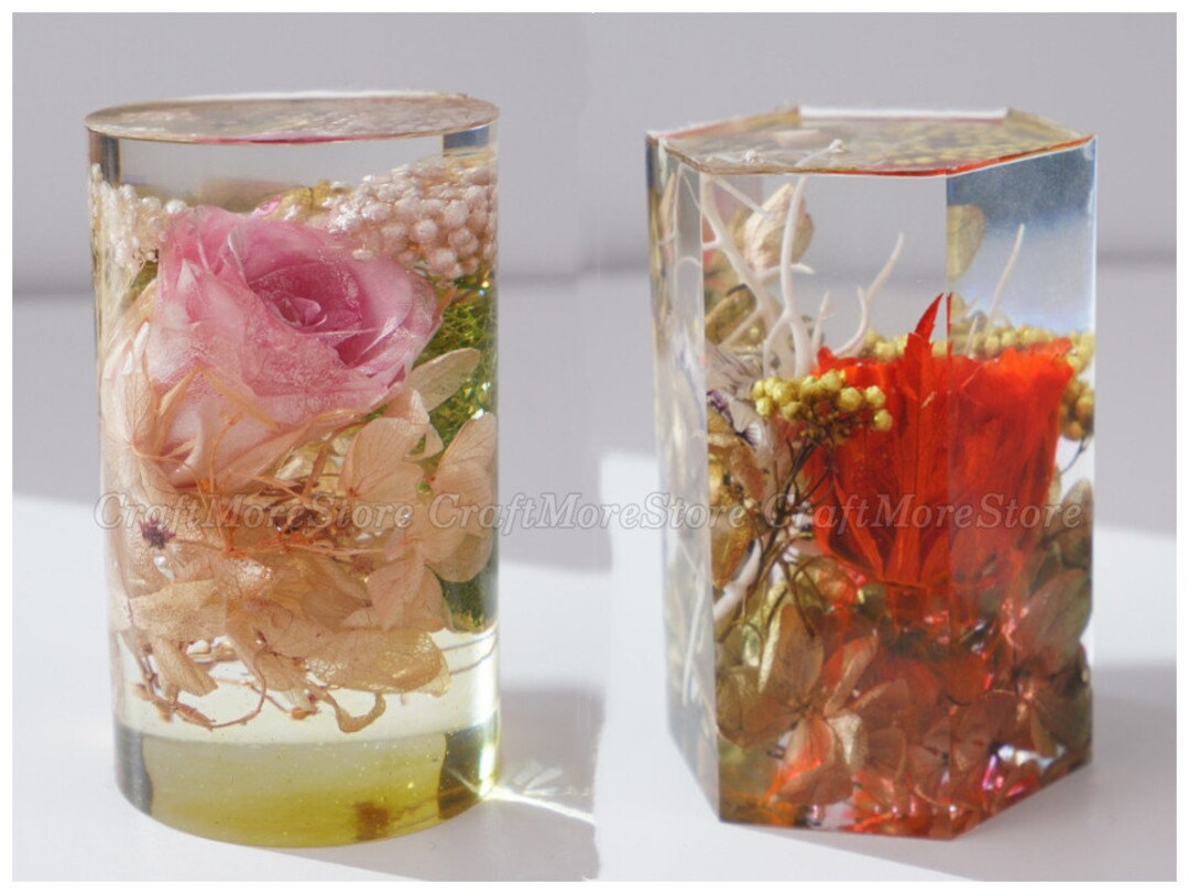 Mirror Surface Cylinder Silicone Mold-crystal Resin Cylinder Molds ...