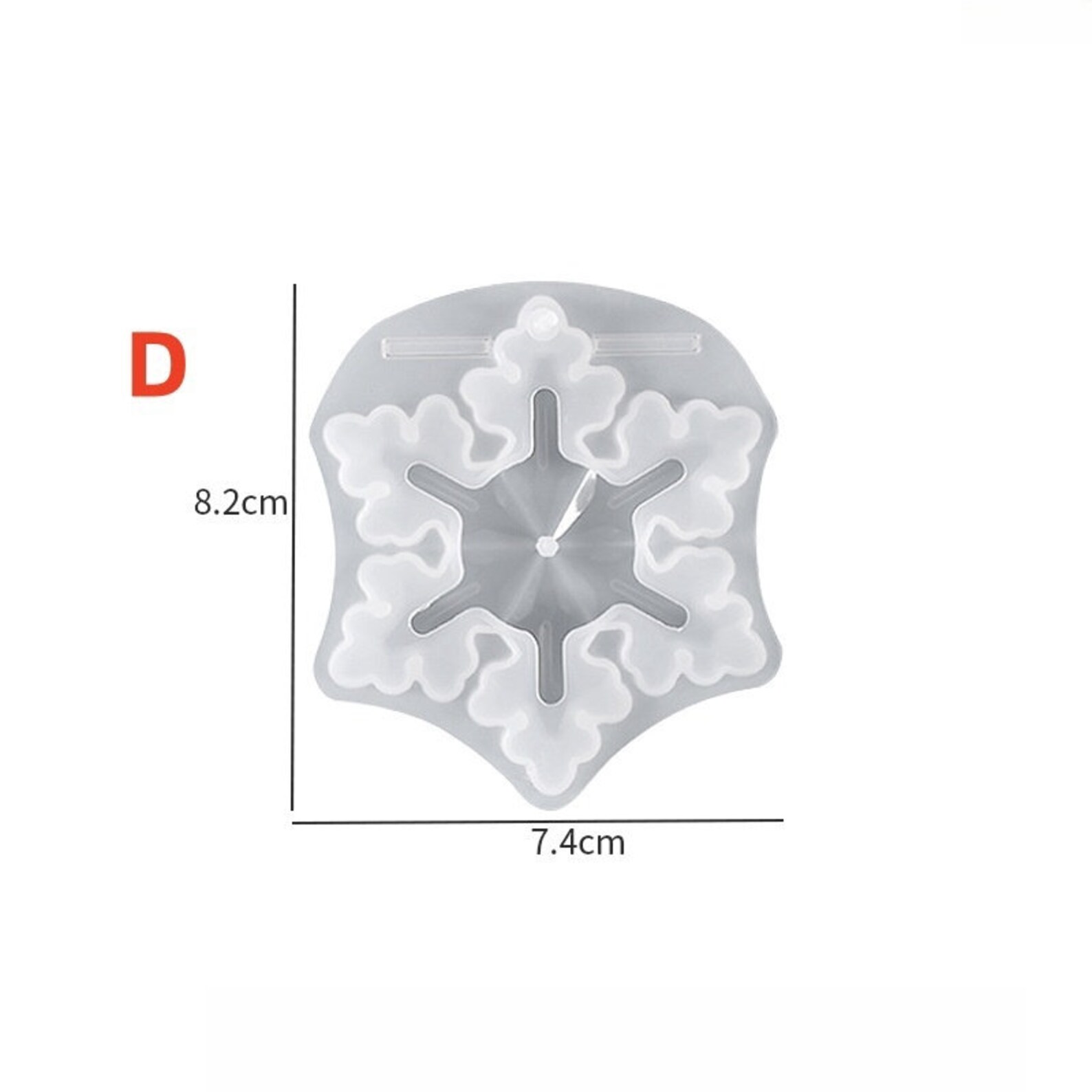Snowflake Silicone Mold-epoxy Snowflake Resin Mold-snowflake Pendant ...