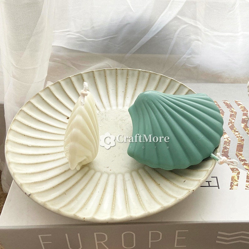 4 Styles Shell Candle Mold-acrylic Scallop Candle Mold-acrylic Candle ...