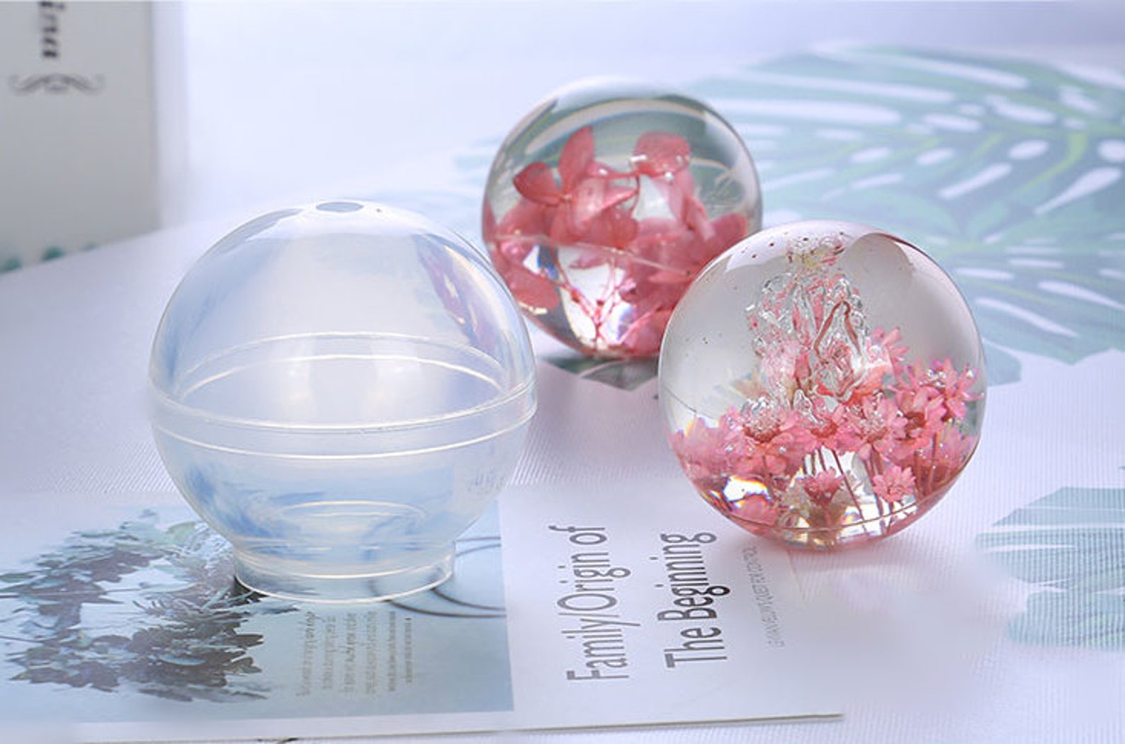 Spherical Silicone Mold, UV Resin Ball Transparent Silicone Mold - Etsy