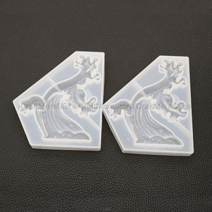 Wave Shape Mould Wave Silicone Mold Resin Molds Bead Mold Home ...