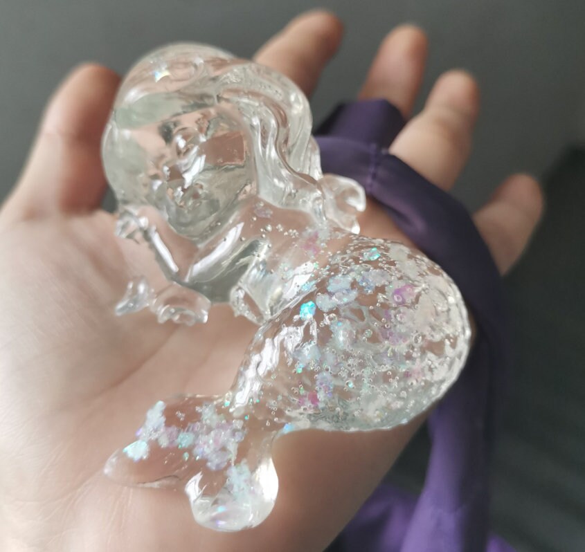 Cute Cartoon Mermaid Silicone Mold-3D Kawaii pony plaster | Etsy