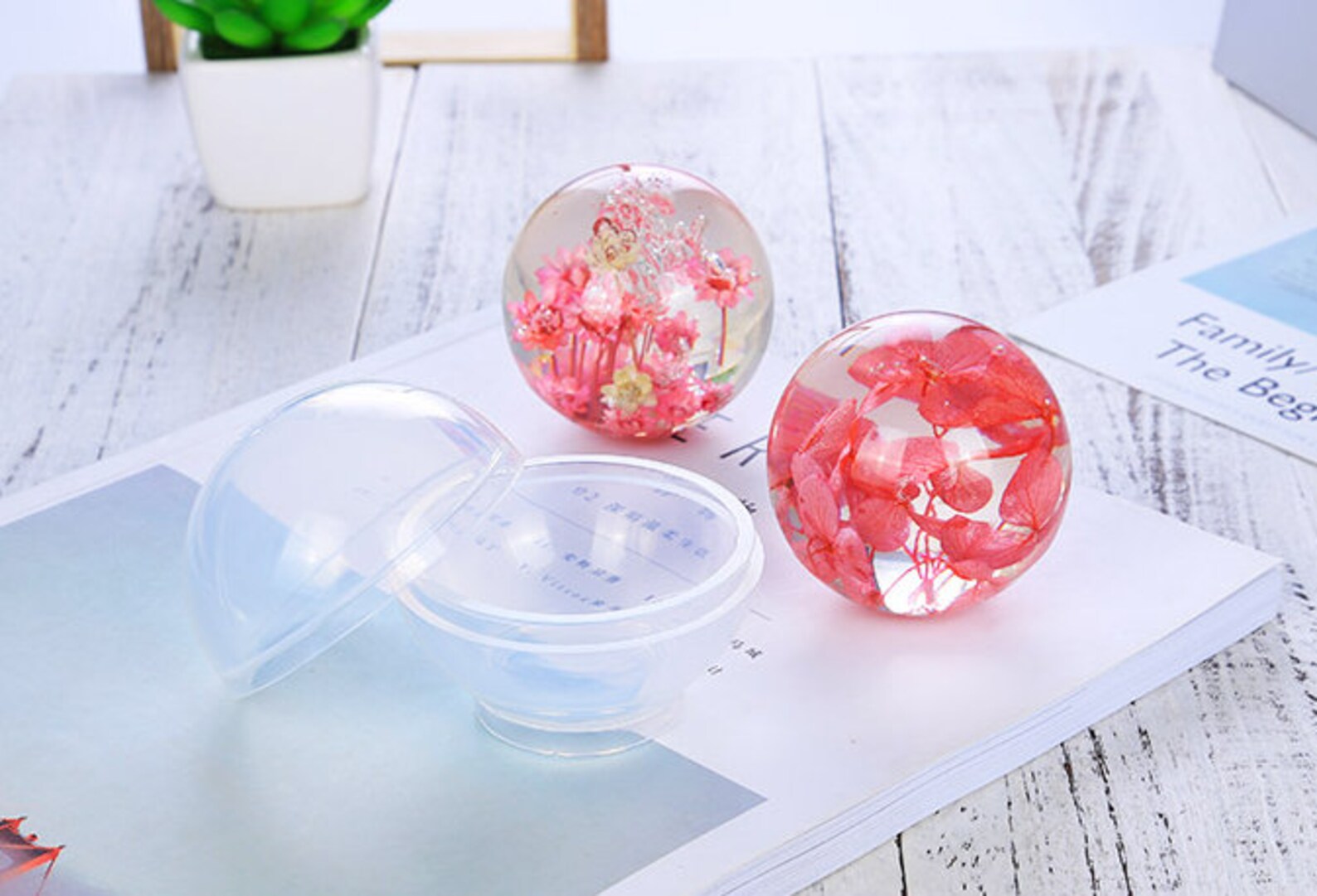 Spherical Silicone Mold, UV Resin Ball Transparent Silicone Mold - Etsy