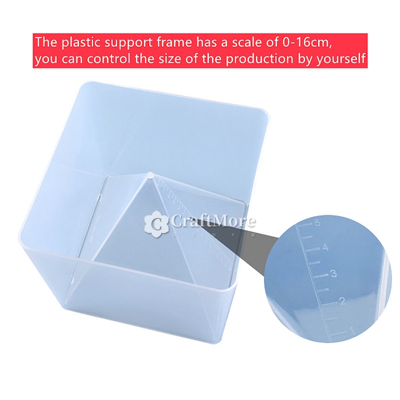 Large Size Pyramid Shape Silicon Mold- DIY Silicone Mold - Resin ...