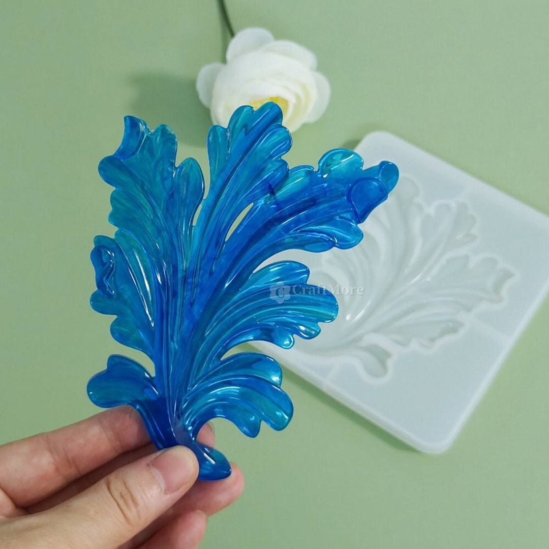 European Pattern Leaf Silicone Mold-leaf Resin Mold-gypsum/raysin ...